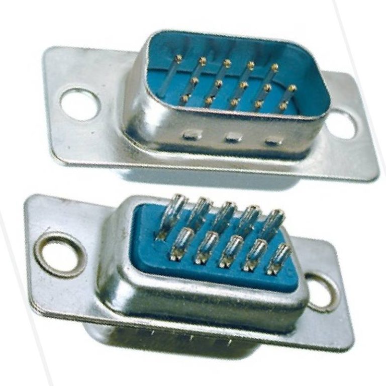 CONECTOR DB15- MACHO (3 FILAS) - Facersa